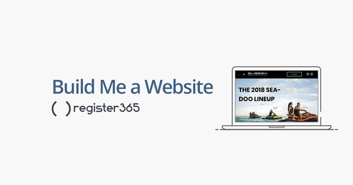 Build Me A Website | Make Me A Website | Register365