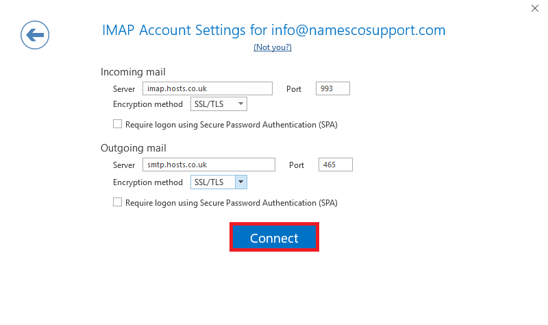How to setup an IMAP account in Outlook 2016 - Support Centre - Register365 How to setup an IMAP account in Outlook 2016 - Support Centre - Register365