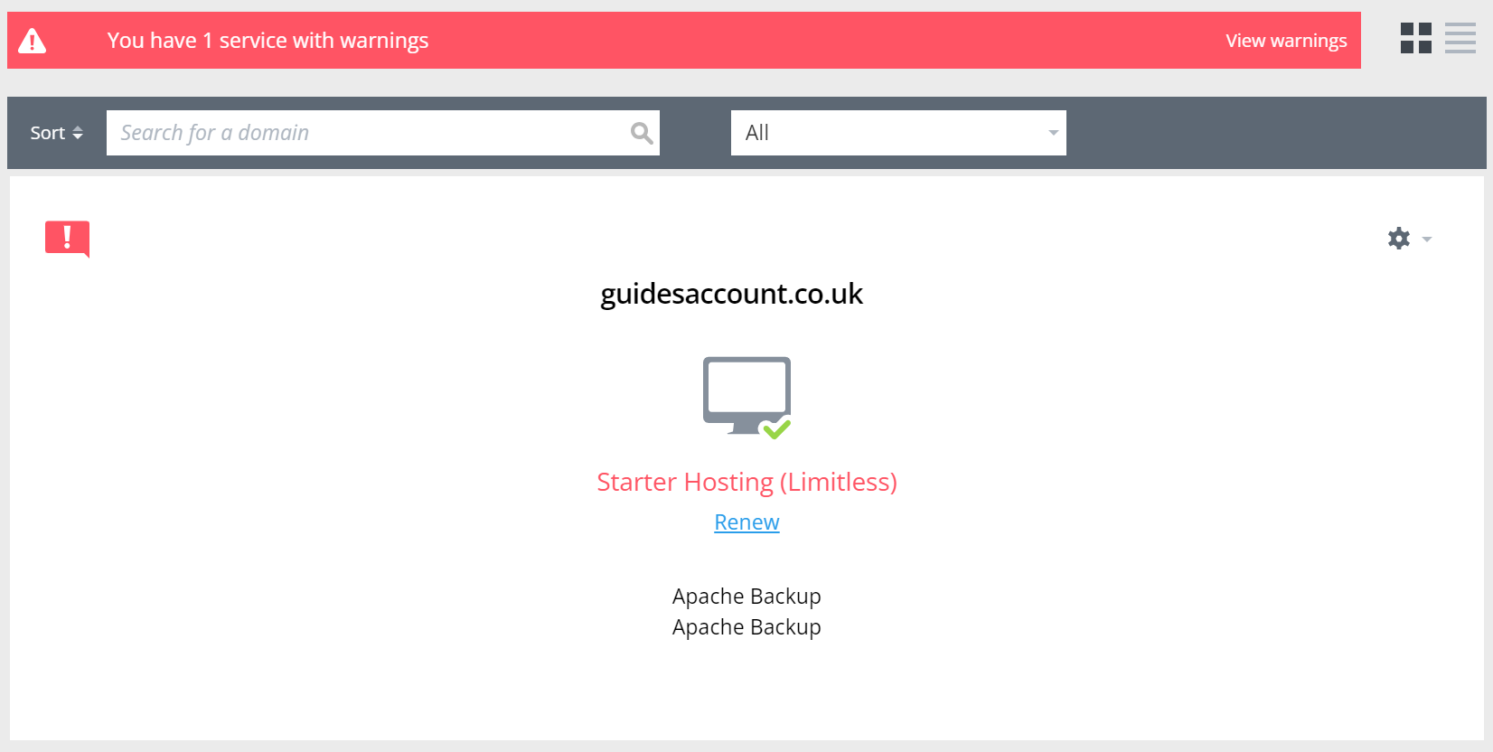 How to Renew Your Services - Support Centre - Register365