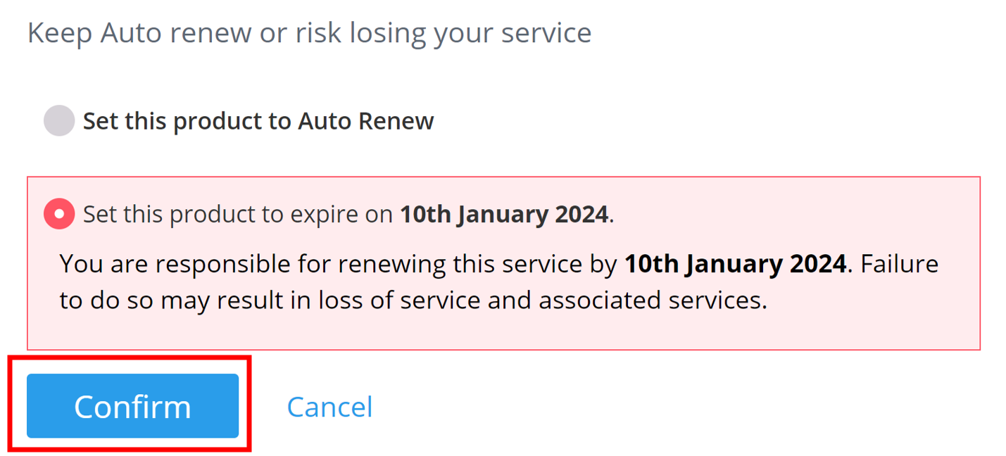 How to Cancel my Services - Support Centre - Register365