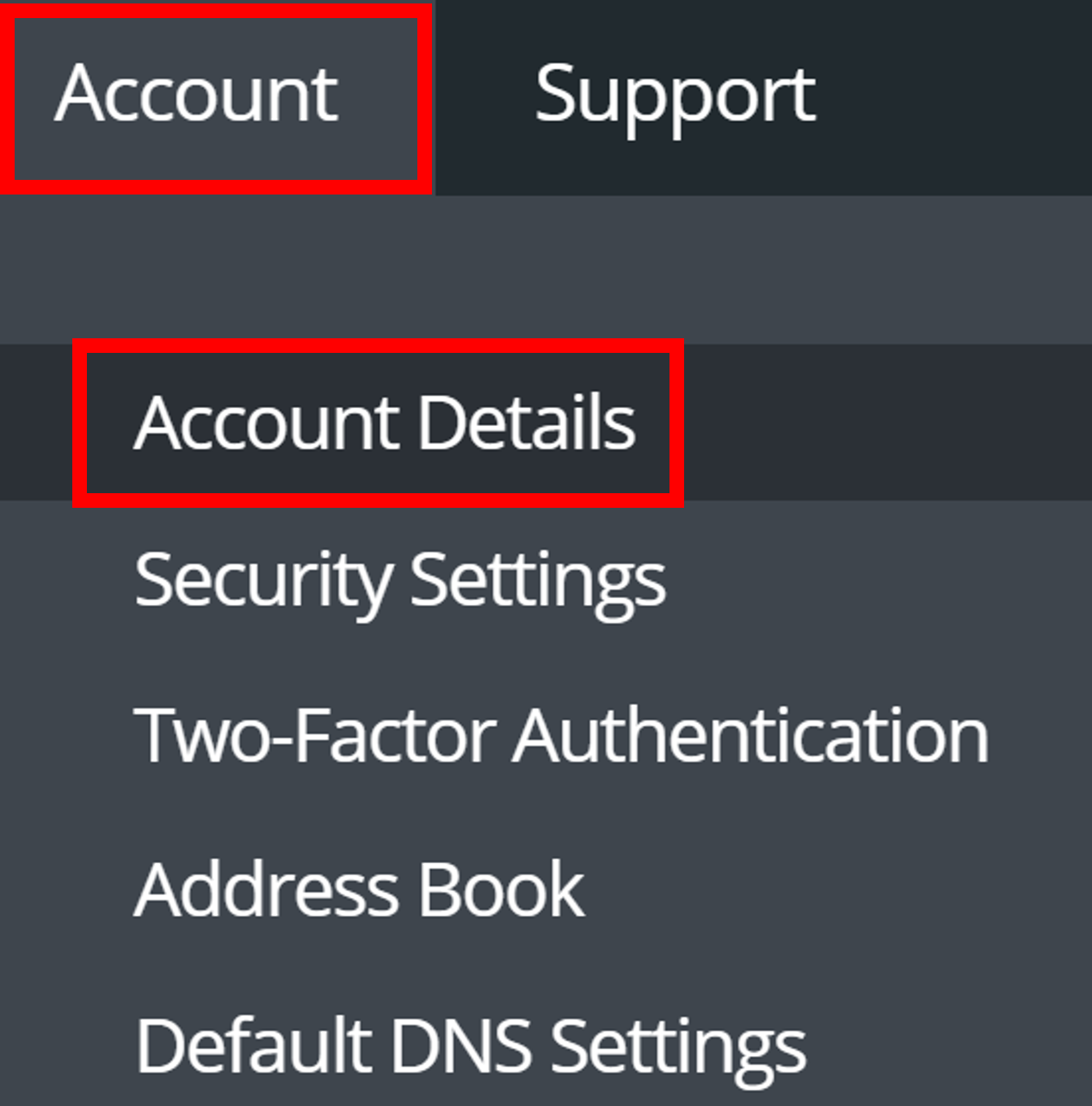 How to edit my Account Details in the Online Control Panel - Support ...