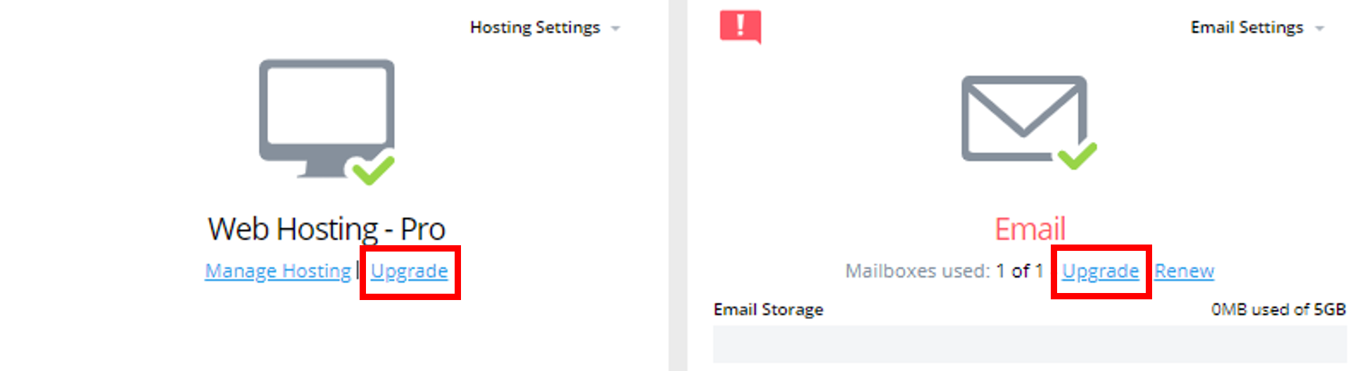 How to Upgrade your Services - Support Centre - Register365