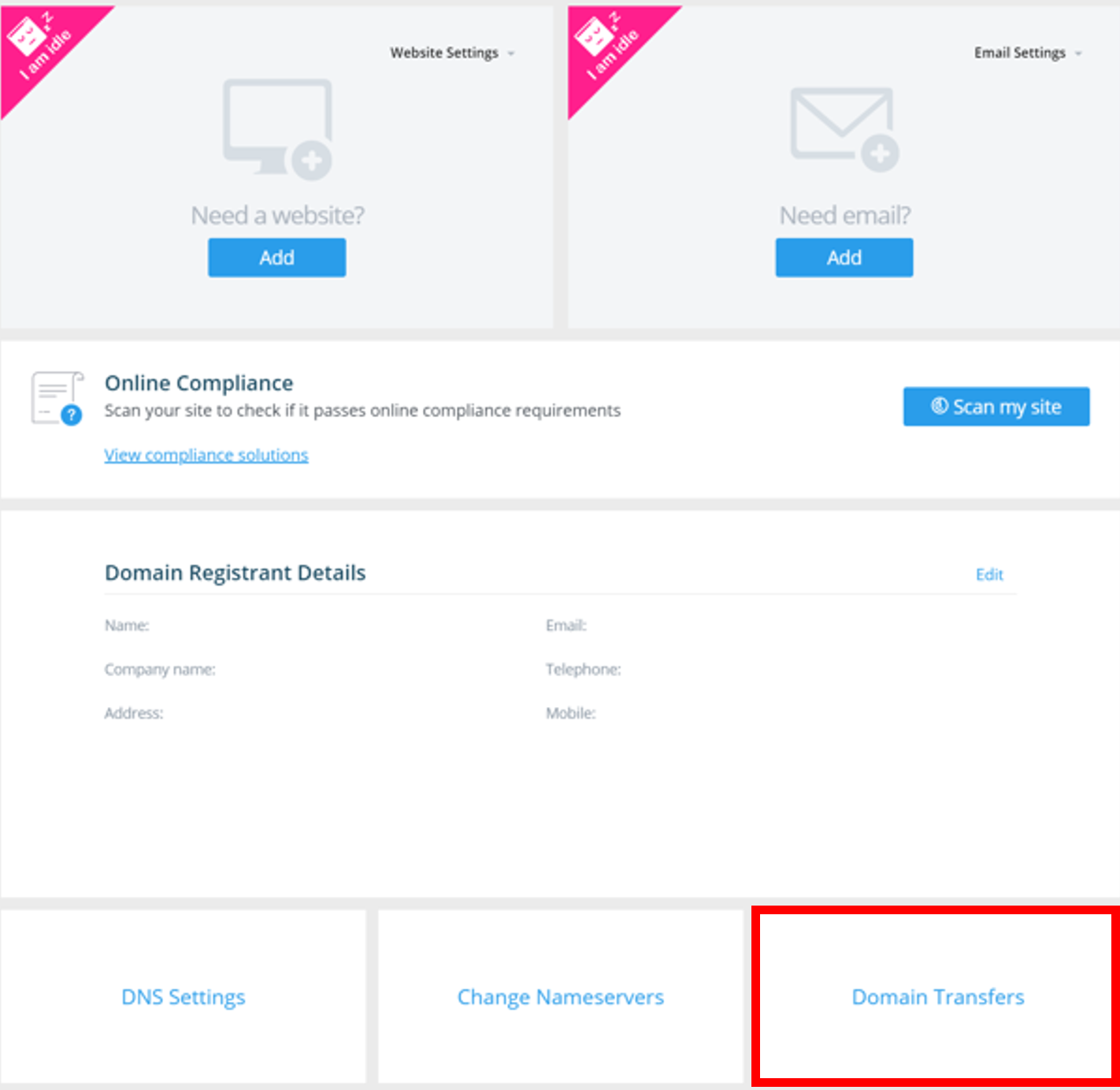 How to Push a Domain Name to another Register 365 Account - Support ...