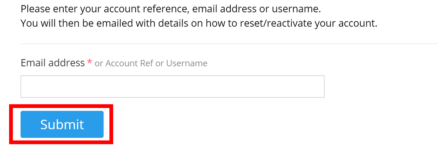 How to reset your Online Control Panel Password - Support Centre ...