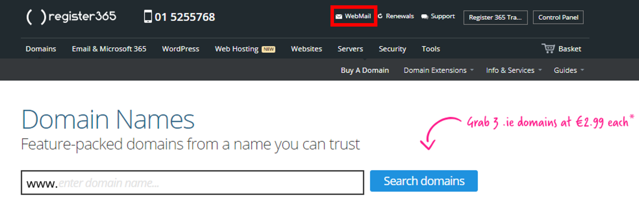 An Introduction to Webmail - Support Centre - Register365